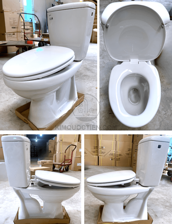 Bồn Cầu INAX C-108VA (C108VA) 2 Khối Nắp Thường Giá Rẻ