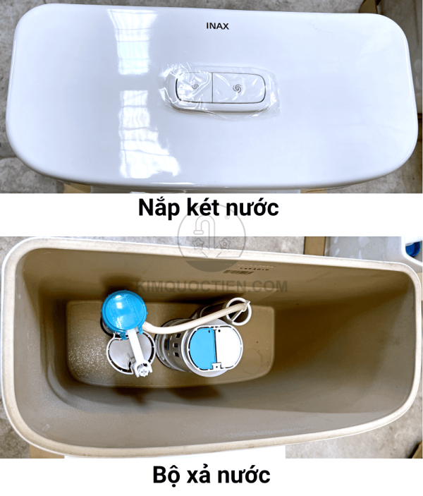 Bồn Cầu INAX AC-602VN (AC602VN) 2 Khối Aqua Ceramic